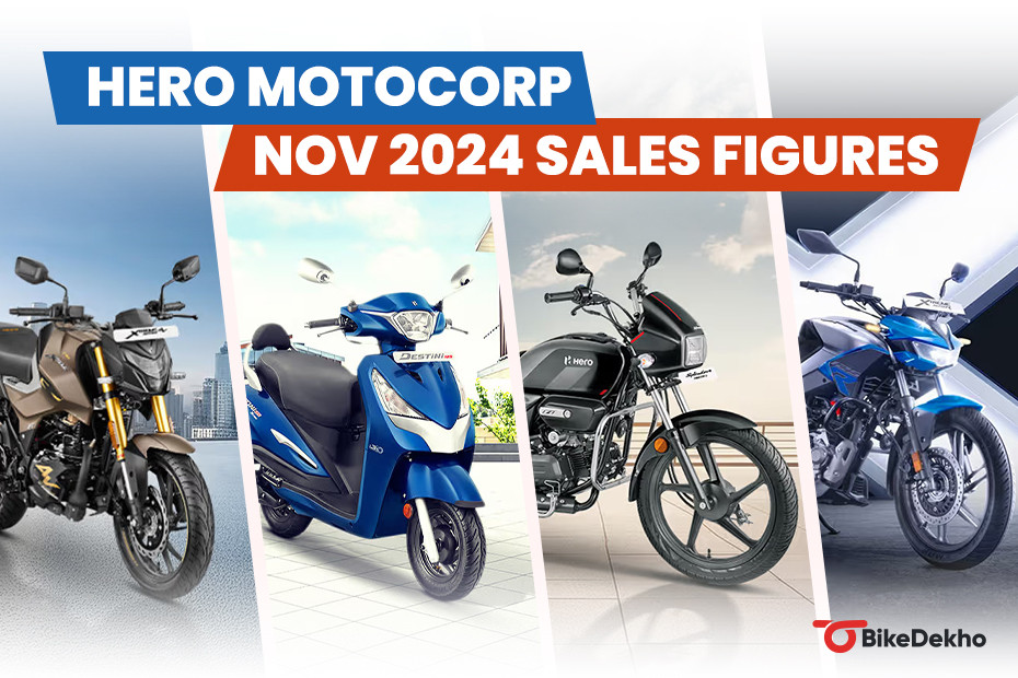 Hero MotoCorp November 2024 Sales Figures, Big Decline After Festive Season Ended | BikeDekho