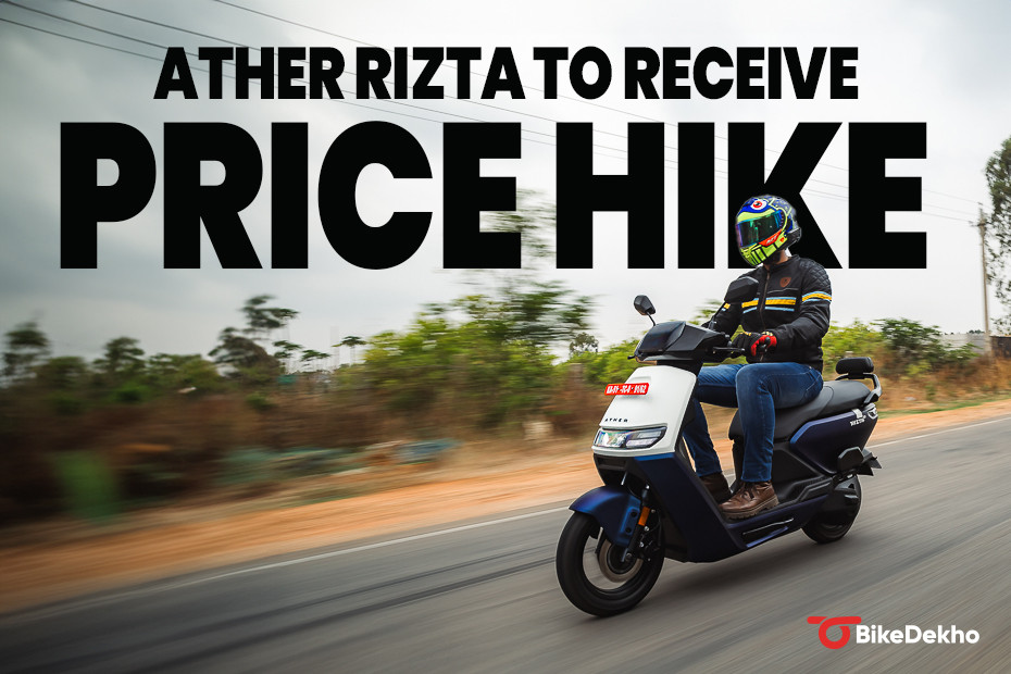 Ather Rizta Price Rise From January 1, 2025 | BikeDekho