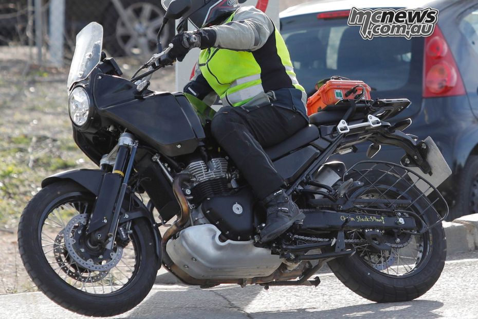 Royal Enfield Himalayan 650 Spotted Testing In Europe | BikeDekho