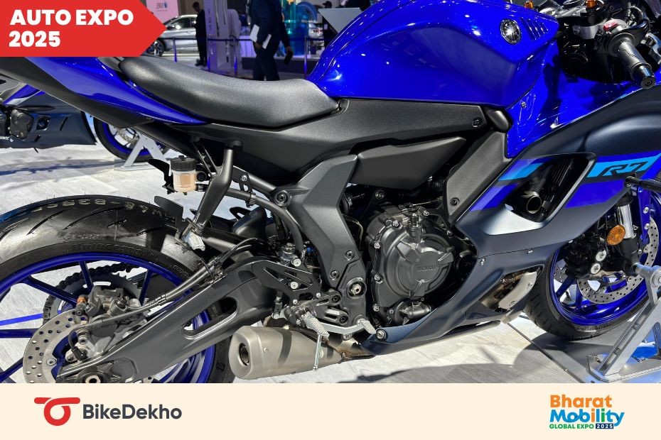 Auto Expo 2025: Yamaha YZF-R7 Showcased At The Bharat Mobility Expo | BikeDekho