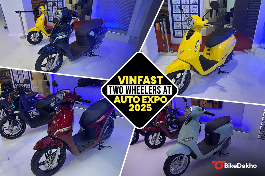 Vinfast Two Wheelers At Auto Expo 2025 | BikeDekho