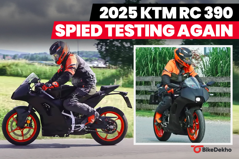 Upcoming 2025 KTM RC 390 Spied Testing Again | BikeDekho