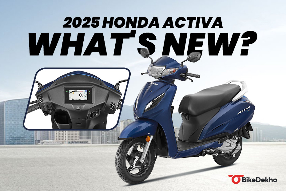 Here’s What’s New On The 2025 Honda Activa 110: 4.2-inch TFT Instrument ...