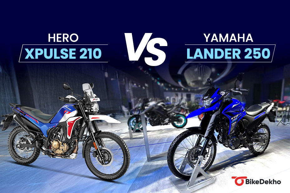Hero XPulse 210 vs Yamaha Lander 250: Compared In Images In Terms Of ...