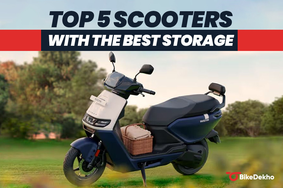 Top 5 Scooters With The Best Storage | BikeDekho