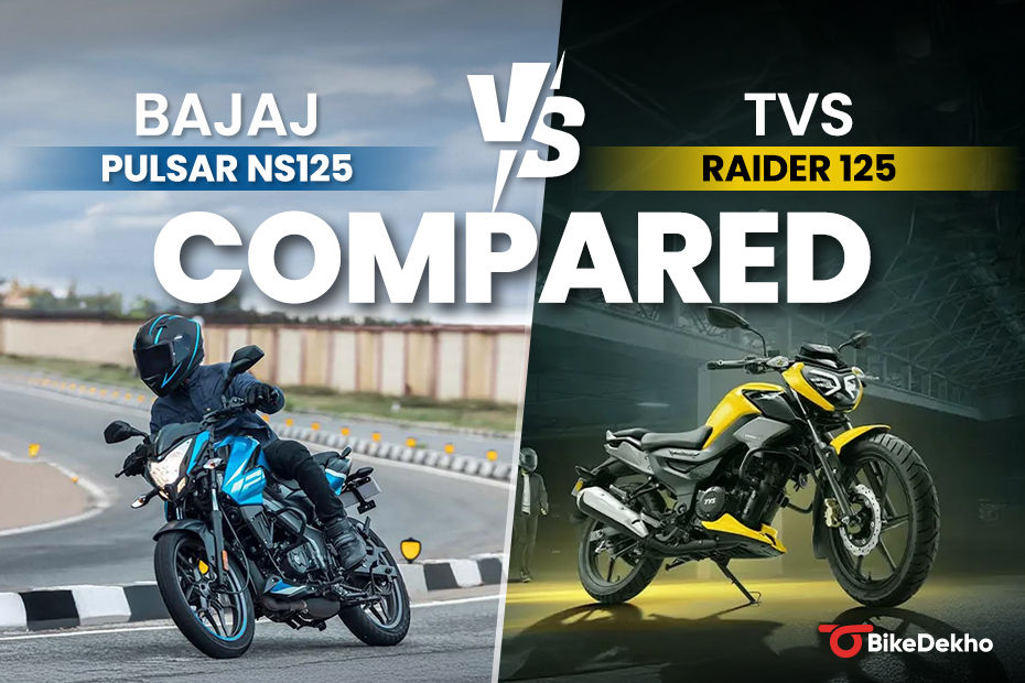 Bajaj Pulsar NS125 Vs TVS Raider 125: Image Comparison | BikeDekho