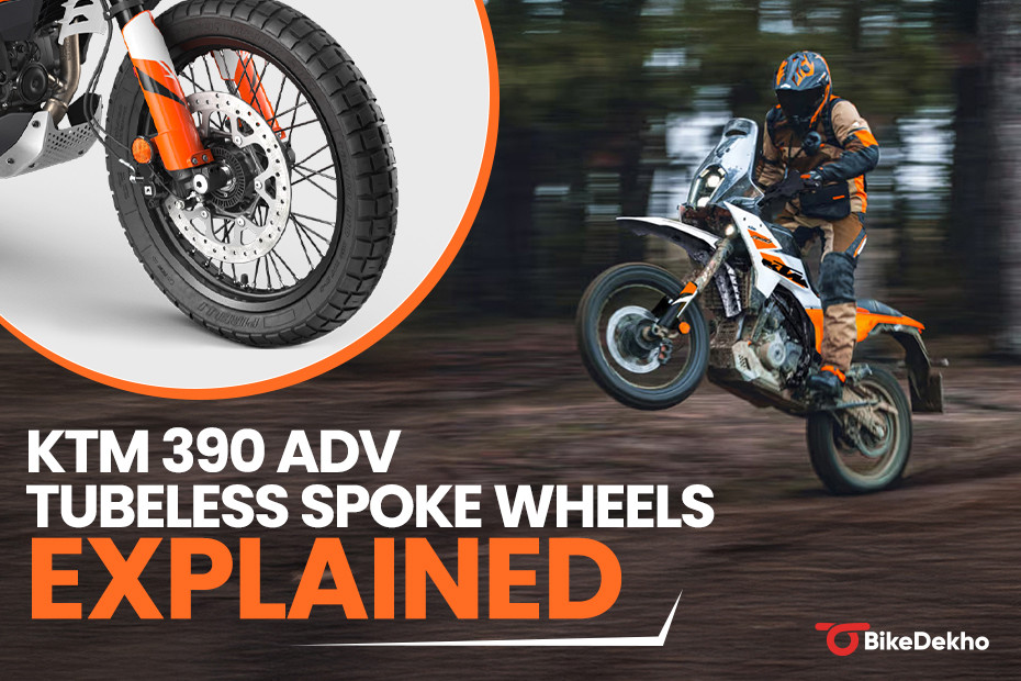 KTM 390 Adventure Tubeless Spoke Wheels: How Do They Work? | BikeDekho
