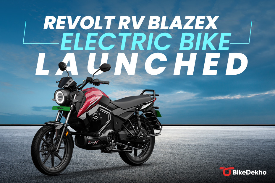 Revolt RV BlazeX Launched In India at Rs 1,14,990. New Revolt Electric Motorcycle With Lot Of ...