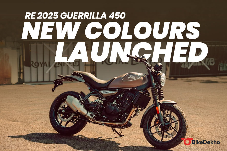 BREAKING: Royal Enfield Guerrilla 450 New Colours Launched! | BikeDekho