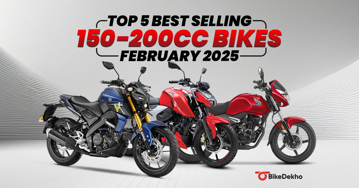 Top 5 Best Selling 150-200cc Bikes: February 2025 | BikeDekho