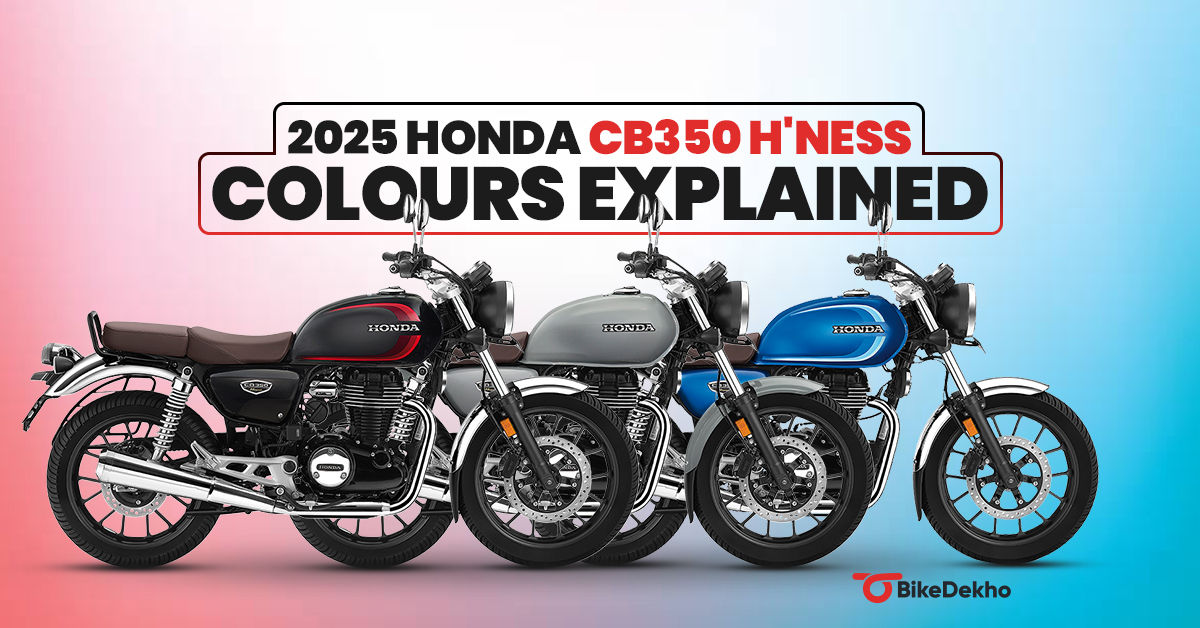 2025 Honda CB350 H’ness: New Colours Explained | BikeDekho