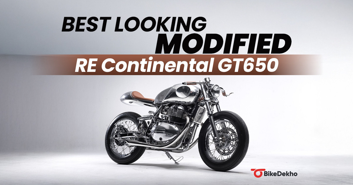 Modified Royal Enfield Continental GT 650: Custom Cafe Racer Bike ...