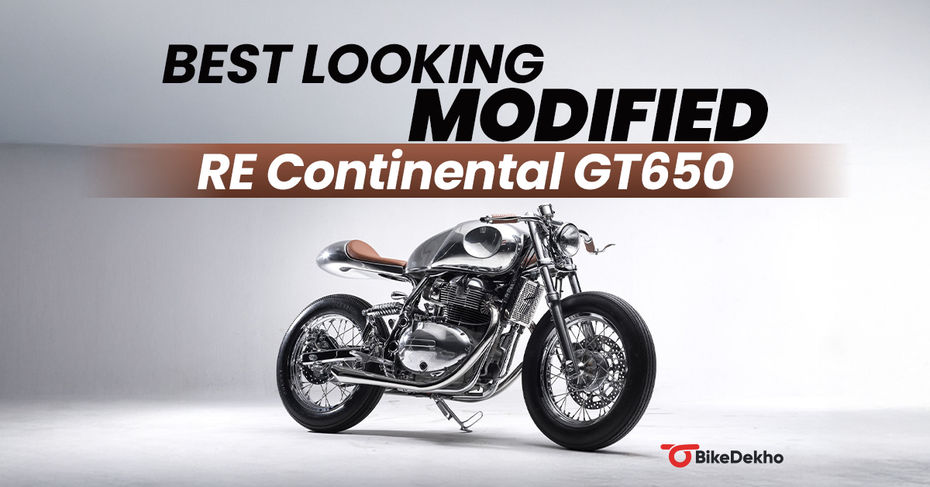 Modified Royal Enfield Continental GT 650: Custom Cafe Racer Bike ...