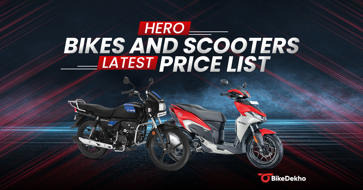 2025 Hero Bikes And Scooters: Latest Price List For April 2025 | BikeDekho