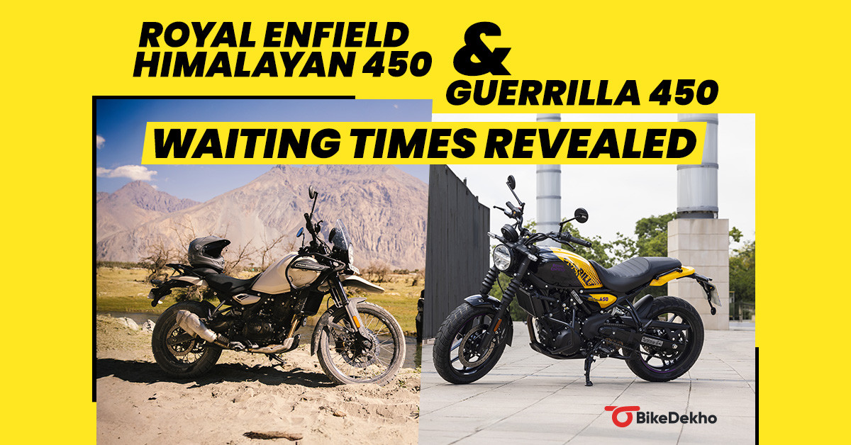 Royal Enfield Himalayan 450 And Guerrilla 450: Latest Waiting Period ...