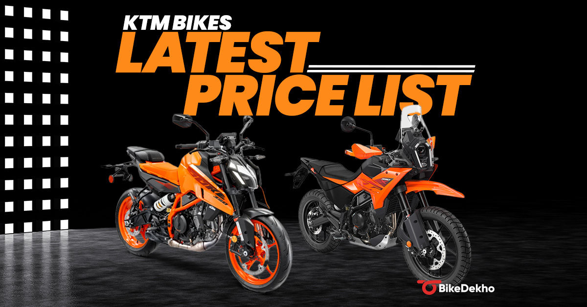 KTM Bikes Latest Price List For April 2025: Duke 390, 390 Adventure ...