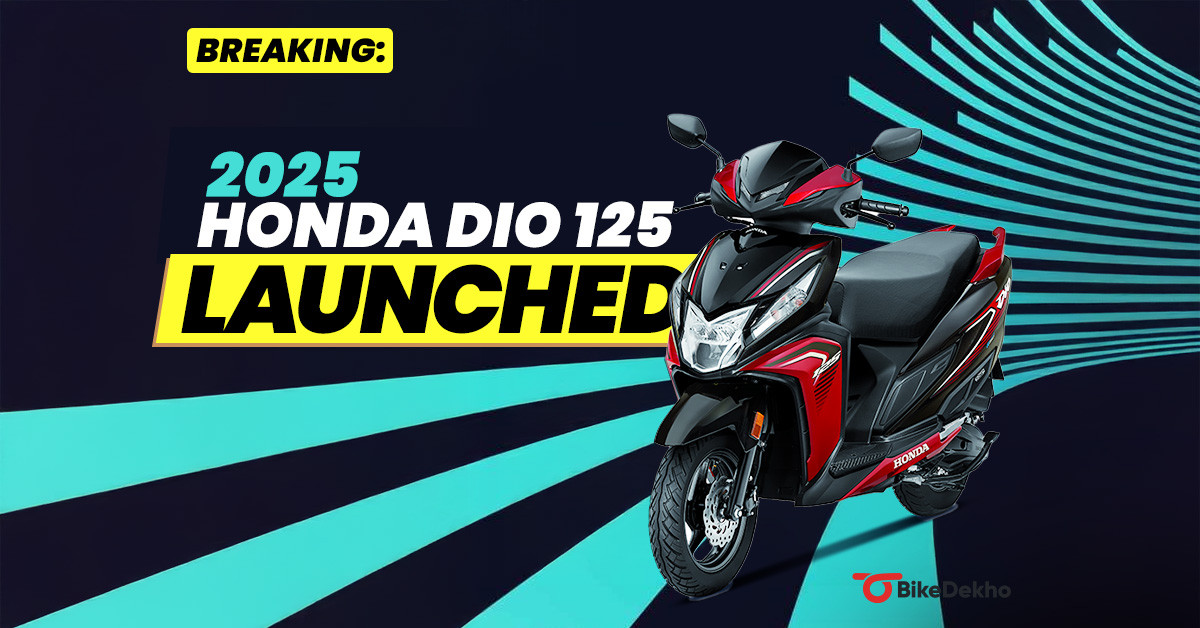 BREAKING: 2025 Honda Dio 125 Scooter OBD-2B Launched At Rs 96,749 ...