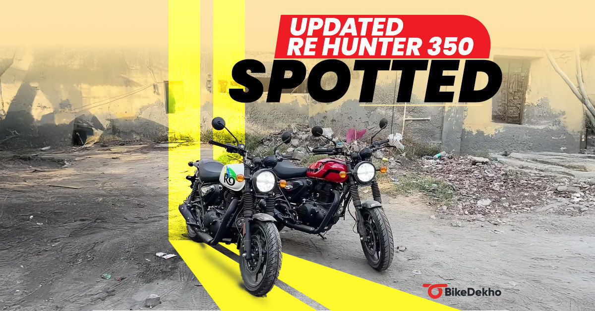 BREAKING: Updated 2025 Royal Enfield Hunter 350 Spotted Undisguised ...
