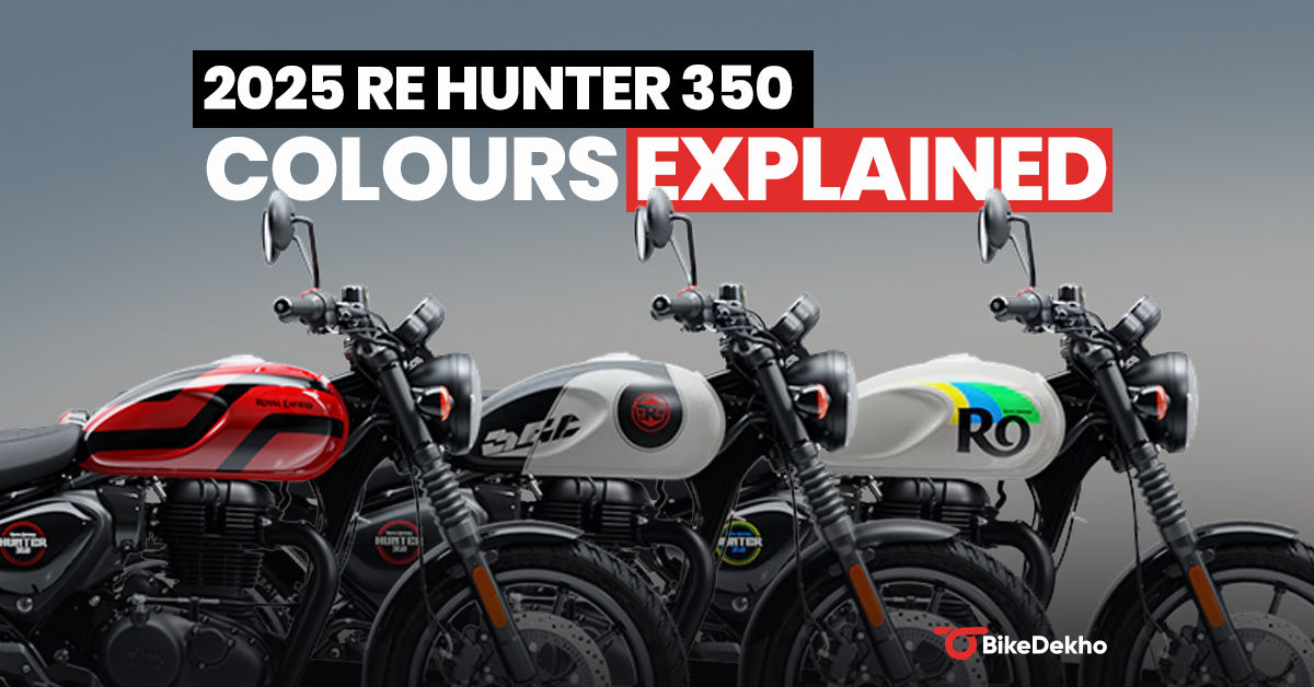 2025 Royal Enfield Hunter 350: Colours Explained | BikeDekho