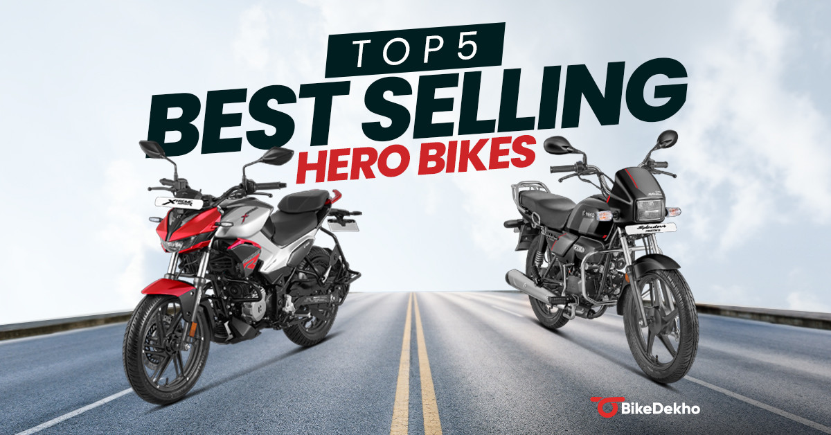 Top 5 Best Selling Hero Bikes In FY 2024-25; Hero Splendor Plus, Hero ...