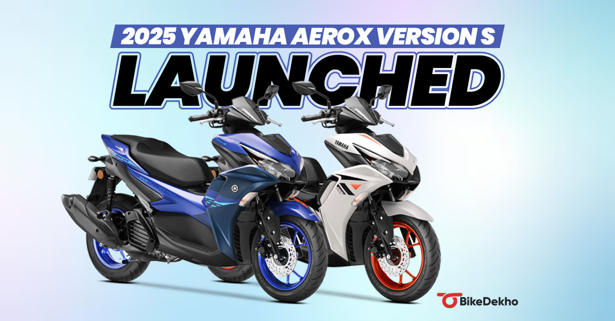 2025 Yamaha Aerox Version S Launched In India: Priced At Rs 1,53,430 ...
