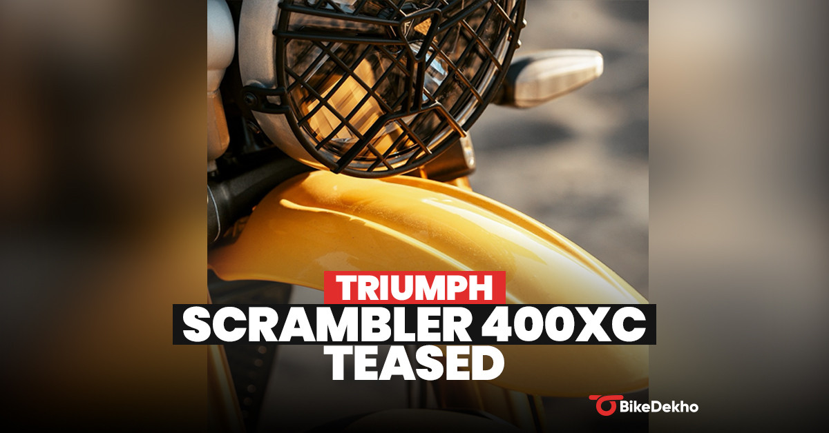 Triumph Scrambler 400XC Teased; To Be Launched Soon | BikeDekho