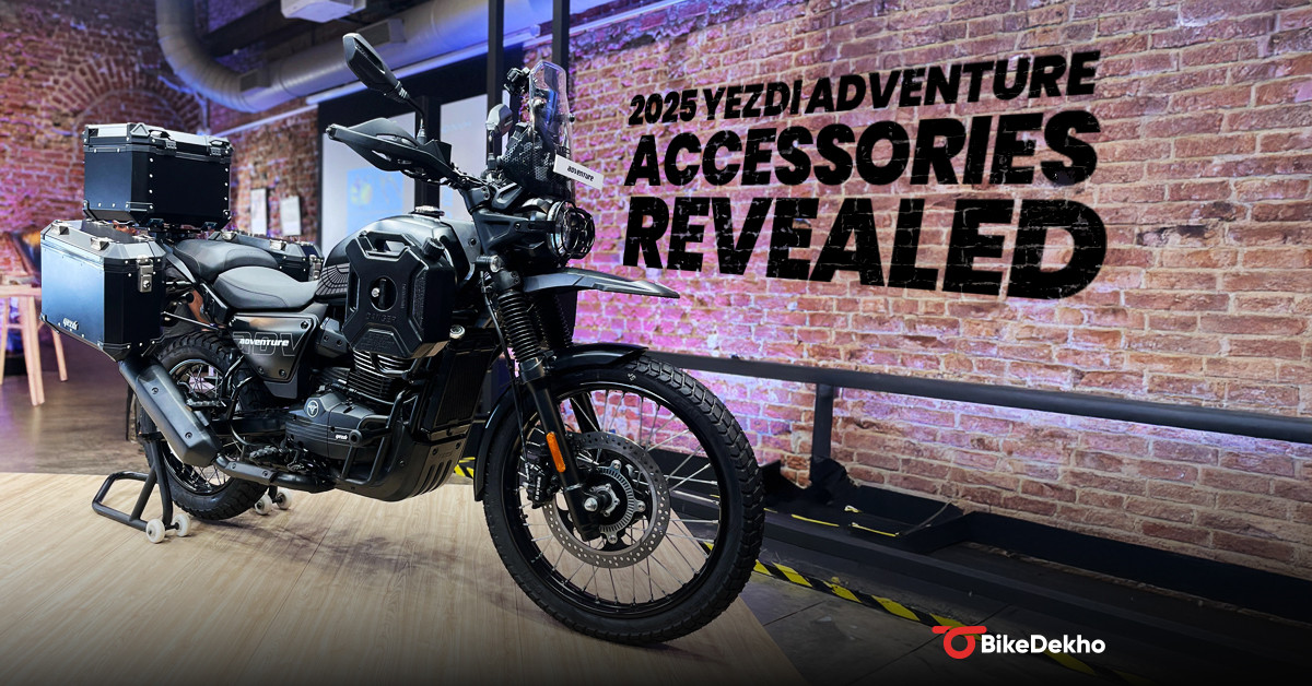 Just Launched 2025 Yezdi Adventure Gets Multiple Touring Accessories ...