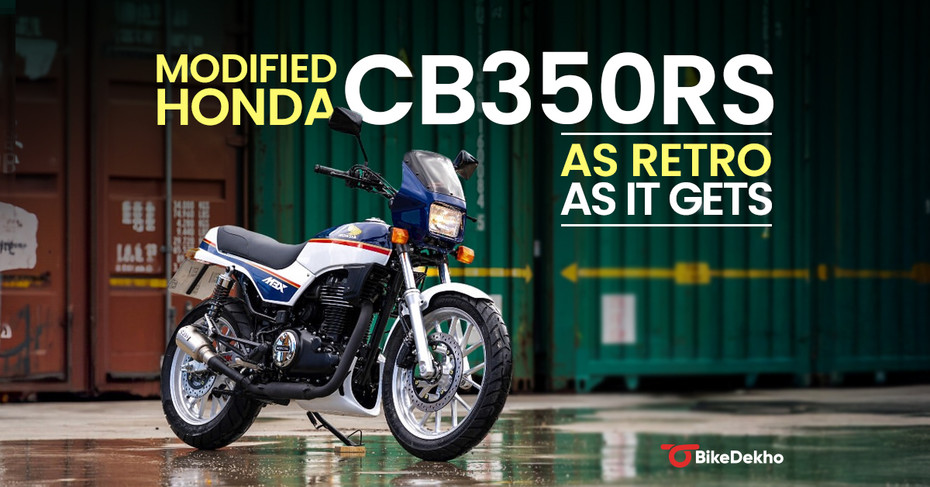 This Custom Honda MBX350 Is Actually A Modified Honda CB350RS | BikeDekho