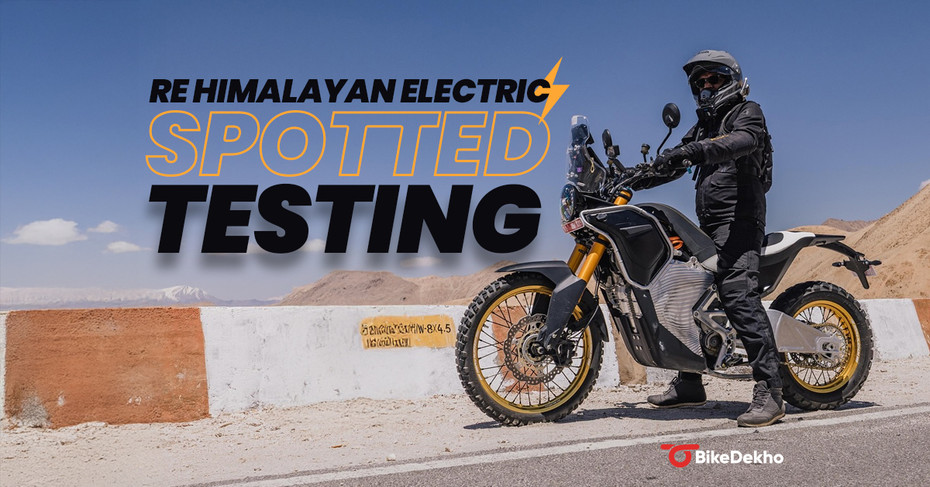 Royal Enfield Himalayan Electric Spotted Testing In Ladakh, Looks ...