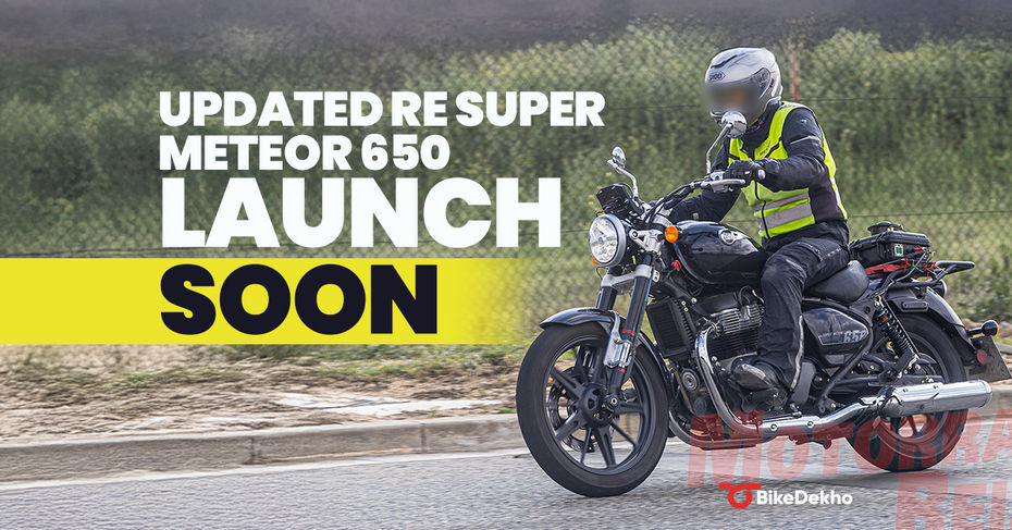 Updated Royal Enfield Super Meteor 650 Spied With Better Suspension And ...