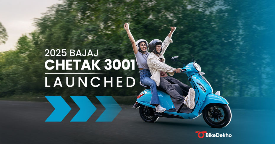 BREAKING: 2025 Bajaj Chetak 3001 Launched At Rs 99,990, To Replace The ...