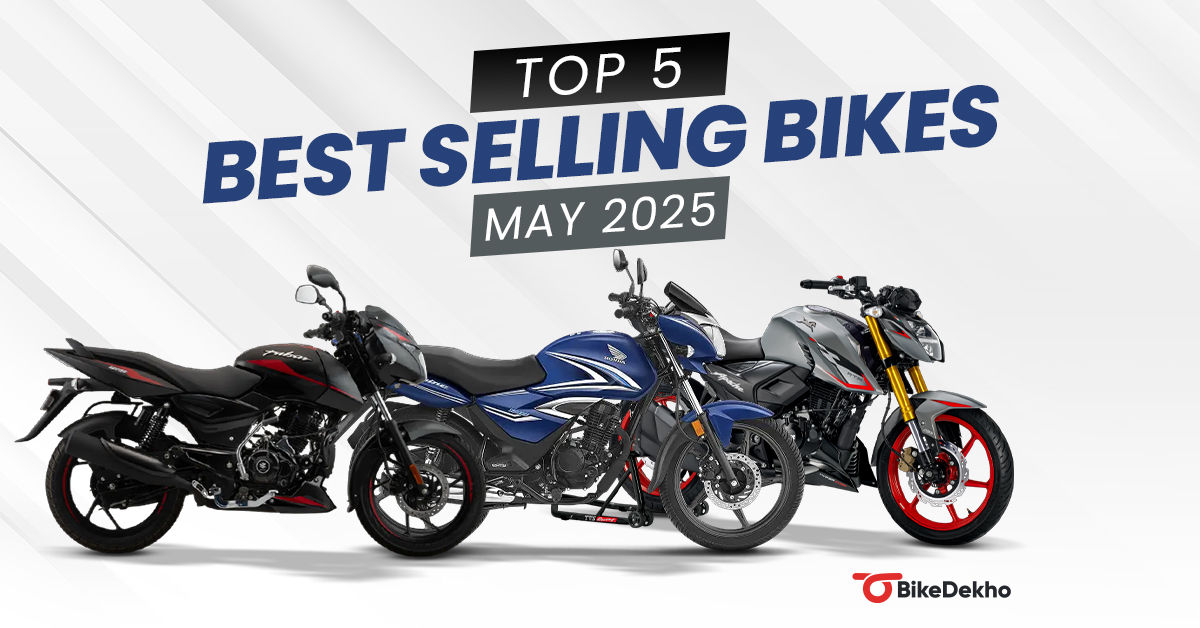 Top 5 Best Selling Bikes In India InFrom May 2025: Hero Splendor Plus ...
