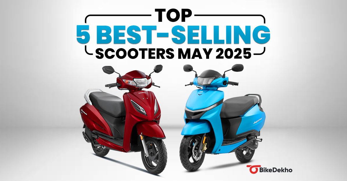 Top 5 Best Selling Scooters In India In May 2025: Honda Activa 110 ...