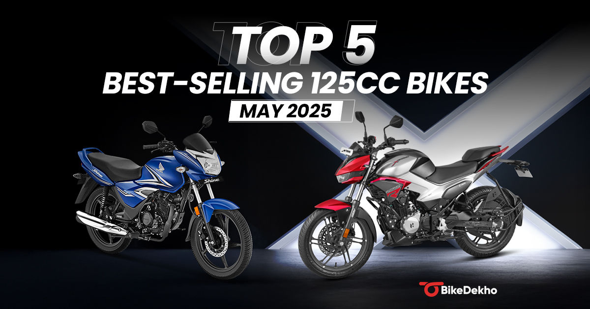 Top 5 Best Selling 125cc Bikes In India In May 2025: Honda Shine 125 ...