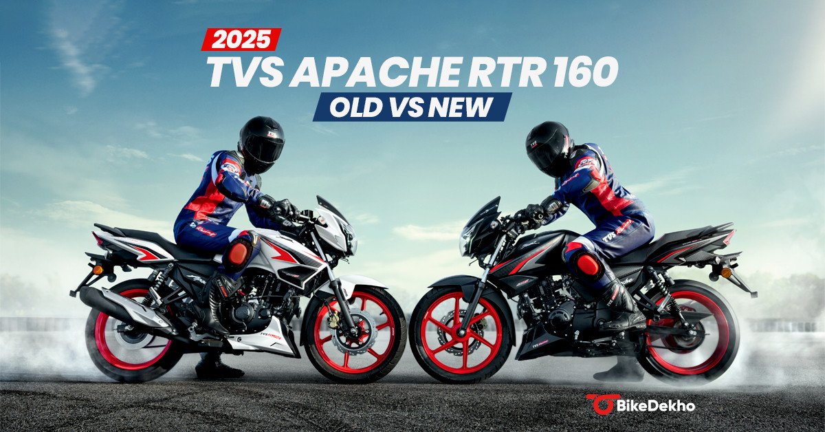 TVS Apache RTR 160 2V: Old vs New Differences Explained In Detail ...