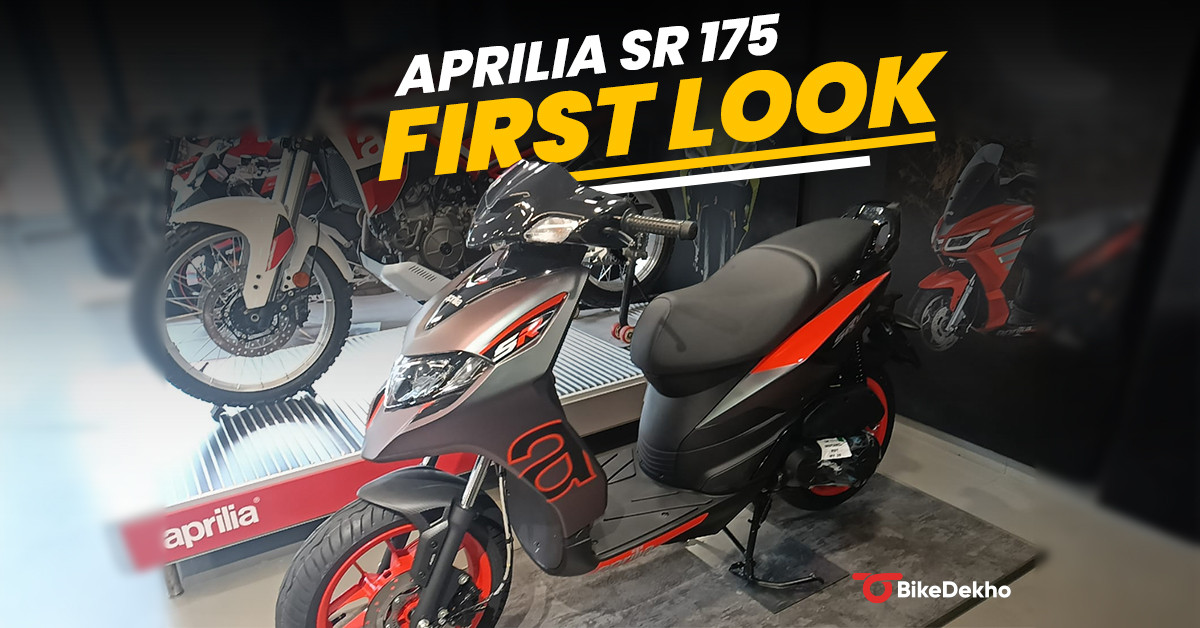 Aprilia SR 175 Reaches Dealerships Ahead Of Launch: Expected Price, Specs And Other Details ...