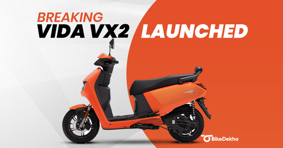 BREAKING: Hero Vida VX2 Electric Scooter Launched At A Price Of Rs ...