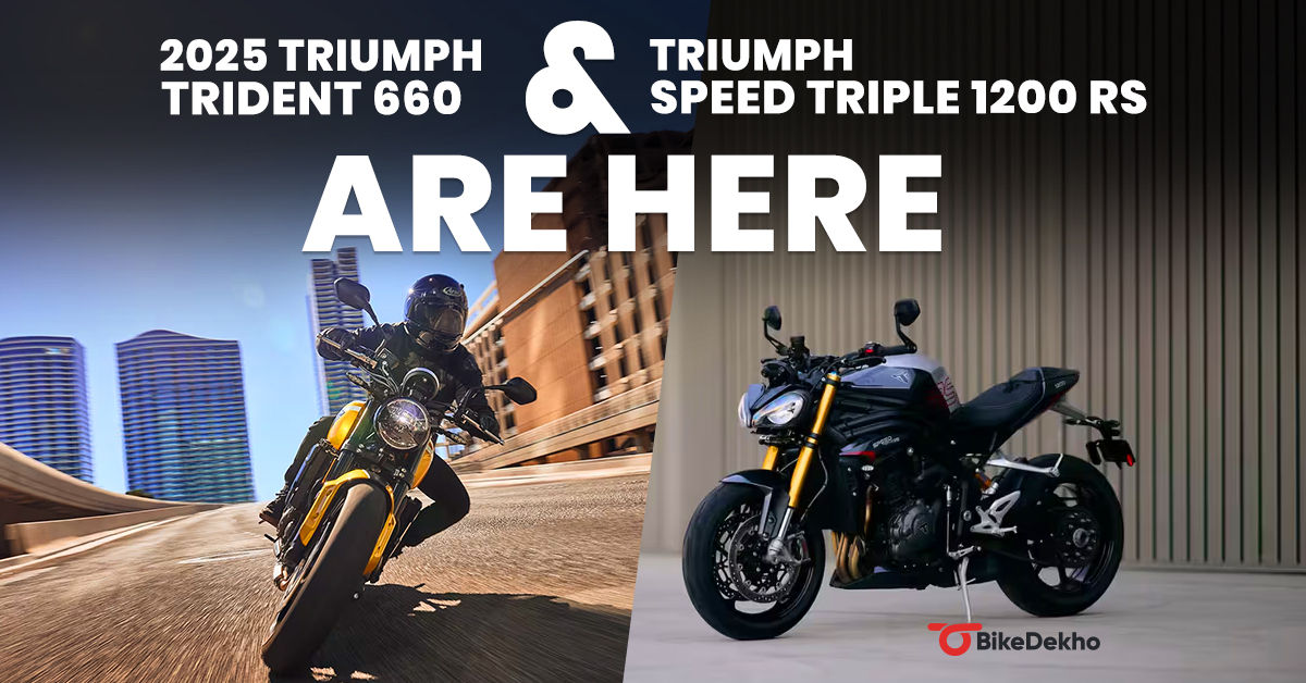 2025 Triumph Trident 660 And Speed Triple 1200 RS With New Features ...