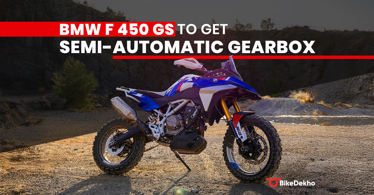 BMW F 450 GS Launch In Late 2025 With Semi-Automatic Gearbox Variant ...