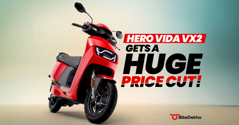 Hero Vida VX2 Gets Cheaper Than Launch Price With New Introductory ...