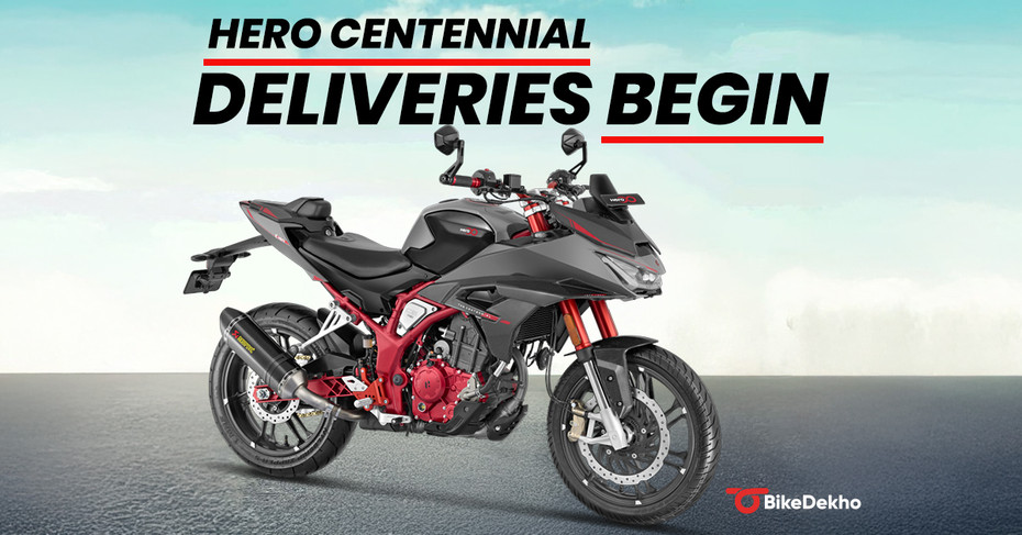 Hero Karizma XMR 210-based Hero Centennial Delivery Begins In India ...
