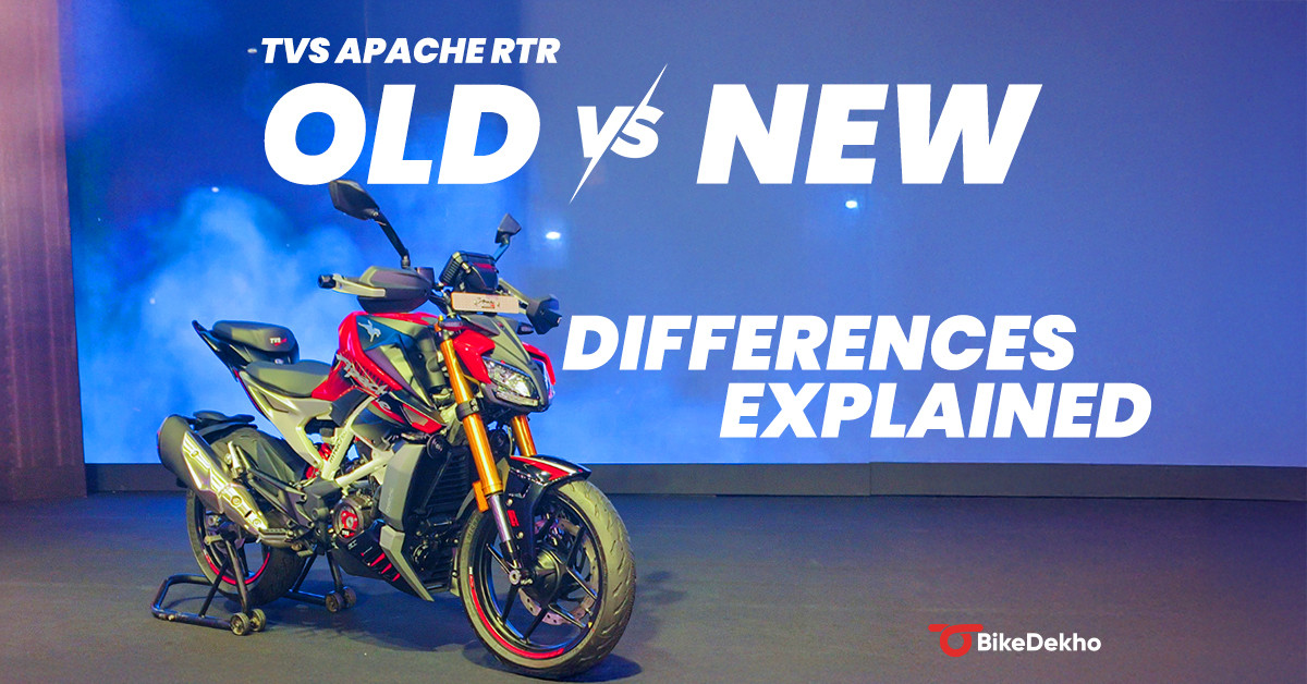 TVS Apache RTR 310 Old vs New: All Differences Explained | BikeDekho