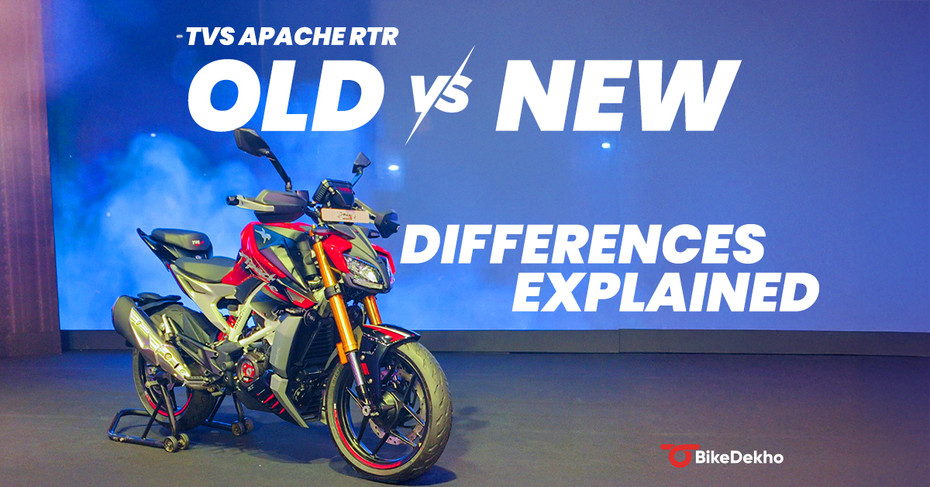 TVS Apache RTR 310 Old vs New: All Differences Explained | BikeDekho