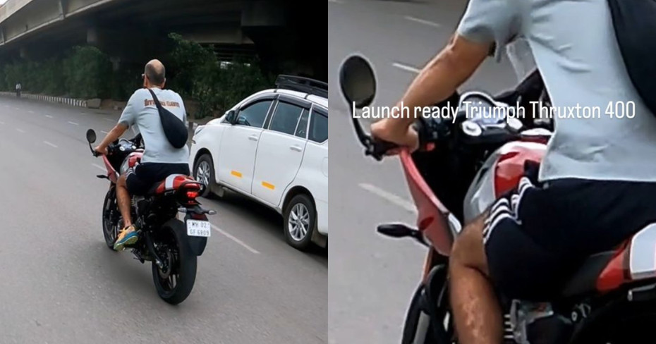 2025 Triumph Thruxton 400 Spotted Ahead Of Its India Launch | BikeDekho