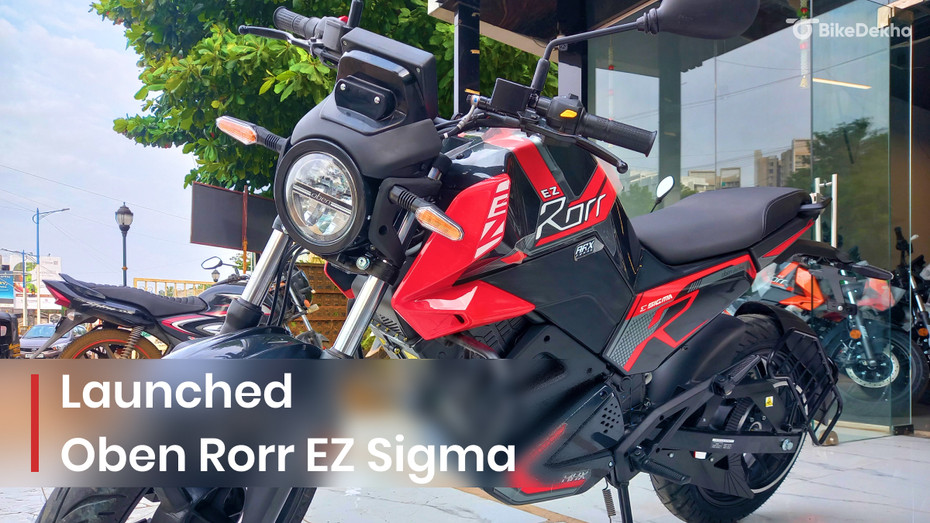 BREAKING NEWS: Oben Rorr EZ Sigma Electric Bike Launched In India At ...