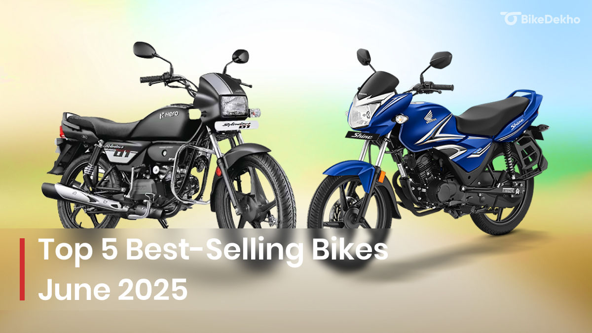 Top 5 Best Selling Bikes In India: June 2025 - Hero Splendor Plus ...