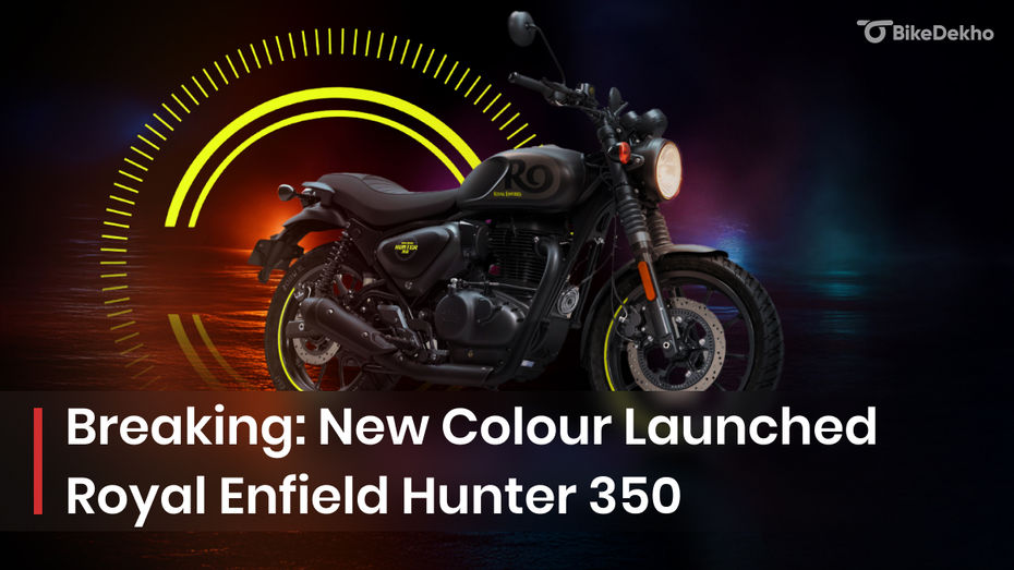 BREAKING: 2025 Royal Enfield Hunter 350 New Colour Launched: Graphite ...