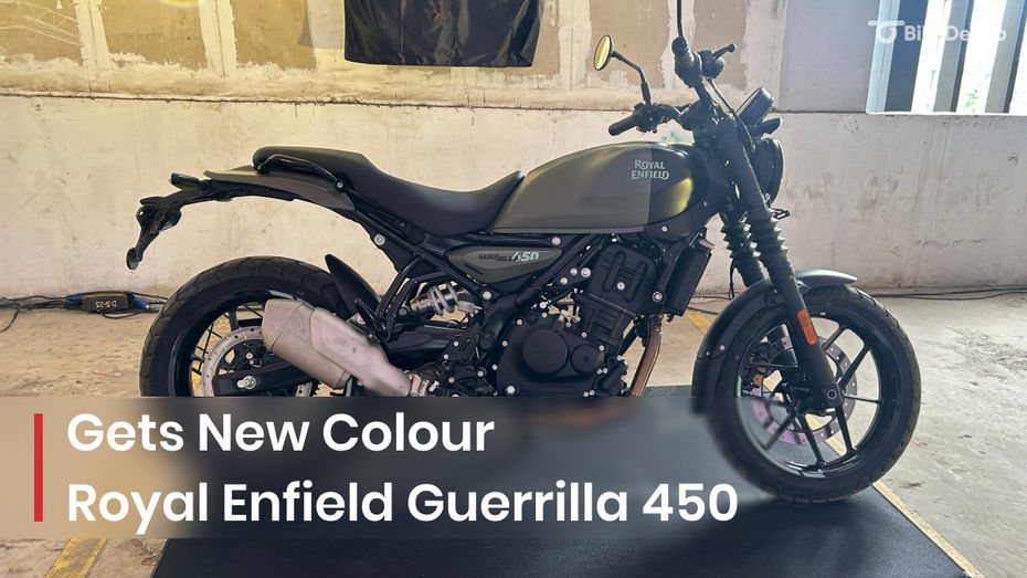 BREAKING: New Colour For Royal Enfield Guerrilla 450 Launched - Called ...
