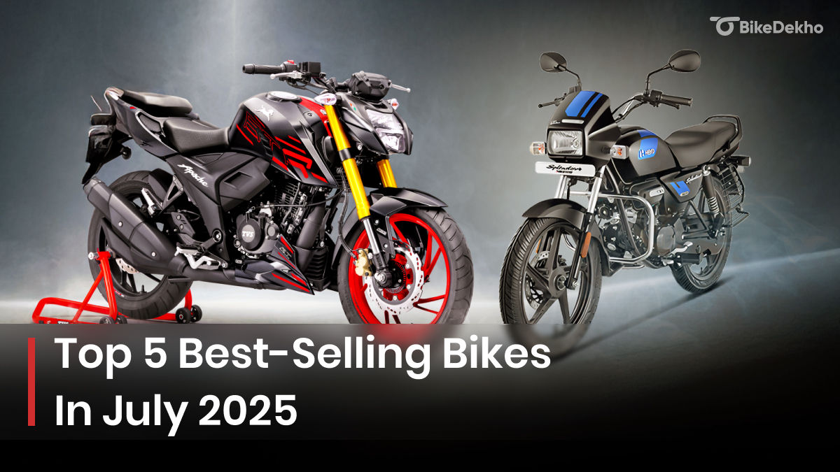 Top 5 Best-Selling Bikes Of July 2025: Hero Splendor Plus, Honda Shine ...
