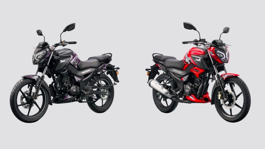 2025 TVS Raider 125 Colours Explained With Prices: Black, Red, Yellow ...